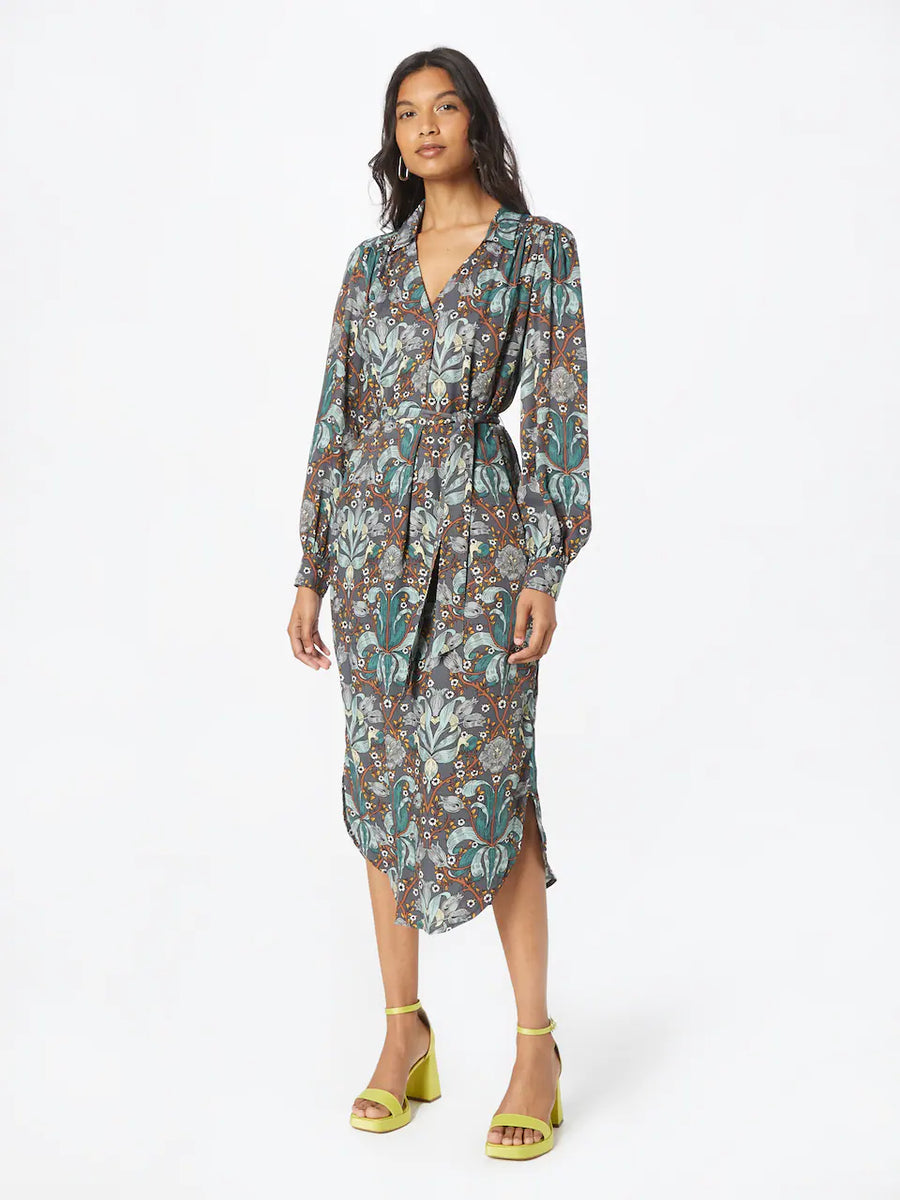 Mos Mosh Aldo Amarlia Dress-Asphalt – Truly Boutique Gisborne
