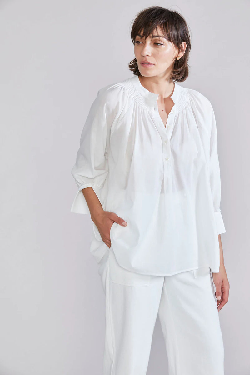 Laing Ellie Blouse-White – Truly Boutique Gisborne