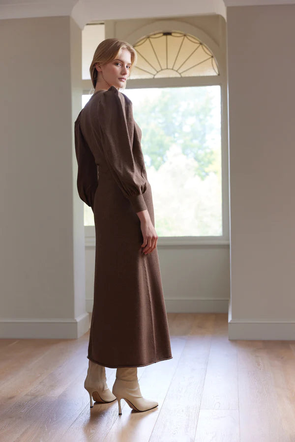 Kinney Zoe Knit Dress-Chocolate – Truly Boutique Gisborne
