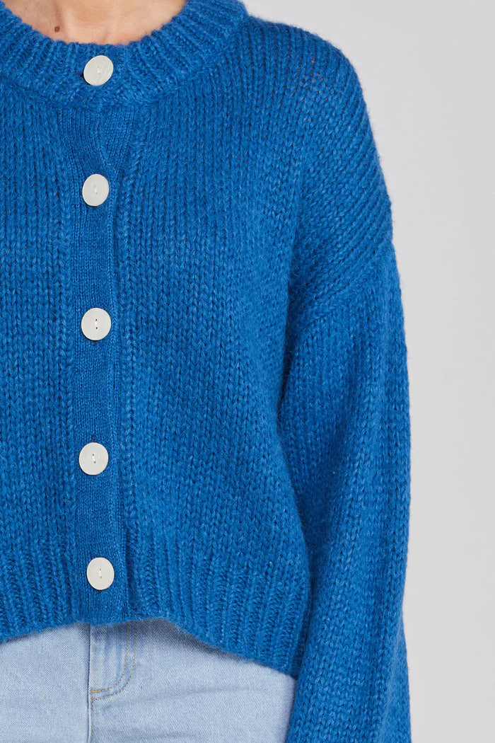 Thing Thing Cleo Cardigan-Cobalt – Truly Boutique Gisborne